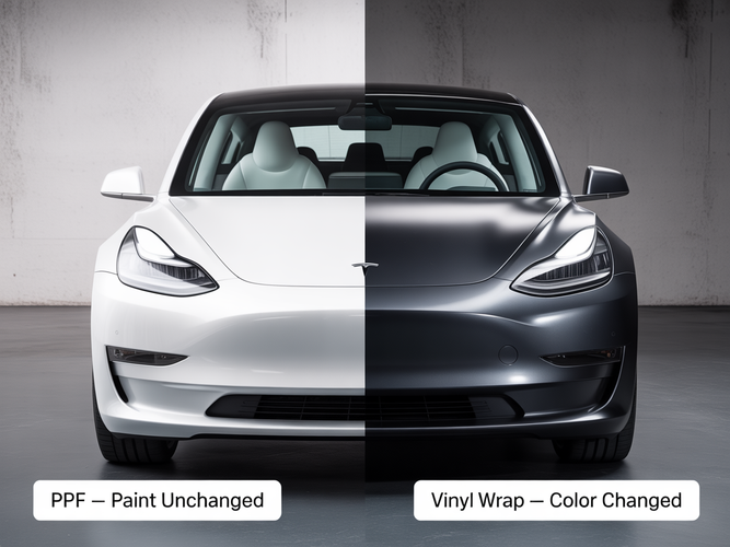 PPF vs. Vinyl Wrap: Which Does Your Car Actually Need? – North Tints